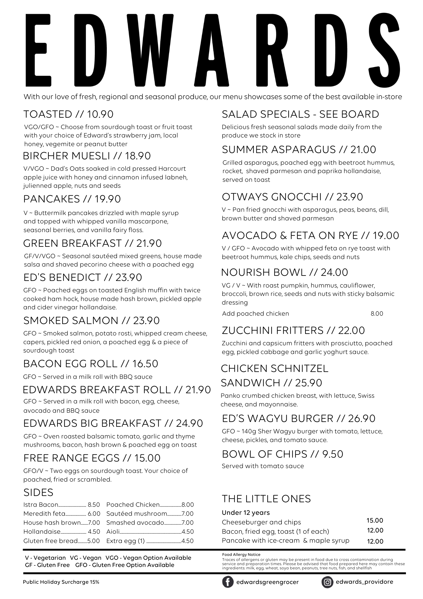 Bendigo's Favourite Cafe | Open 7 Days - Edwards Providore