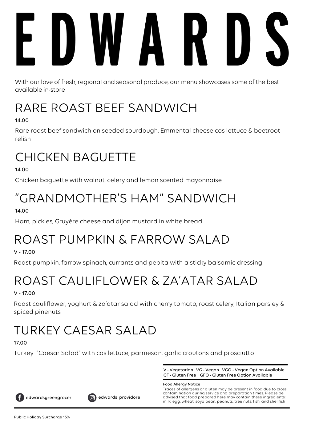 Bendigo's Favourite Cafe | Open 7 Days - Edwards Providore