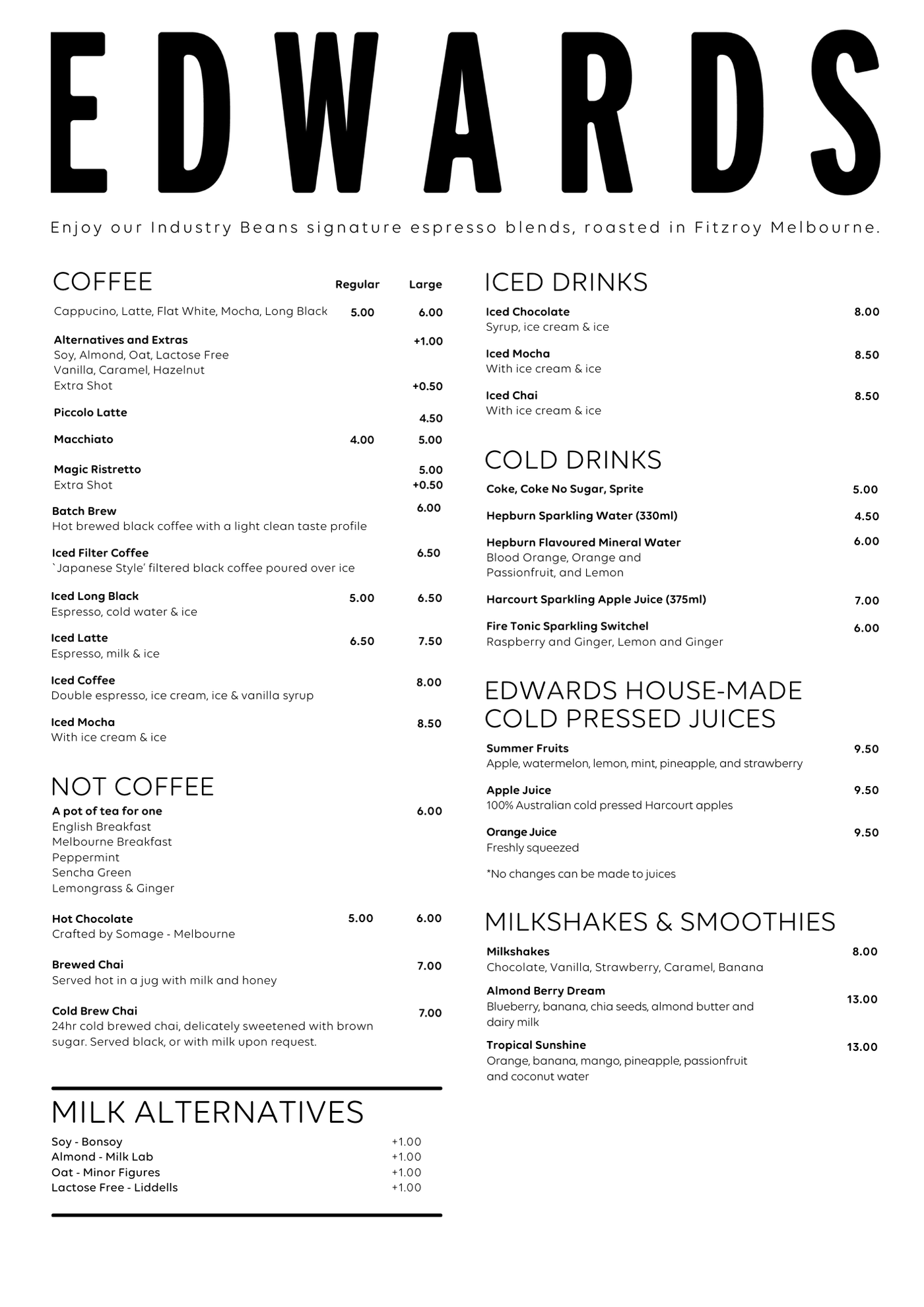 Bendigo's Favourite Cafe | Open 7 Days - Edwards Providore