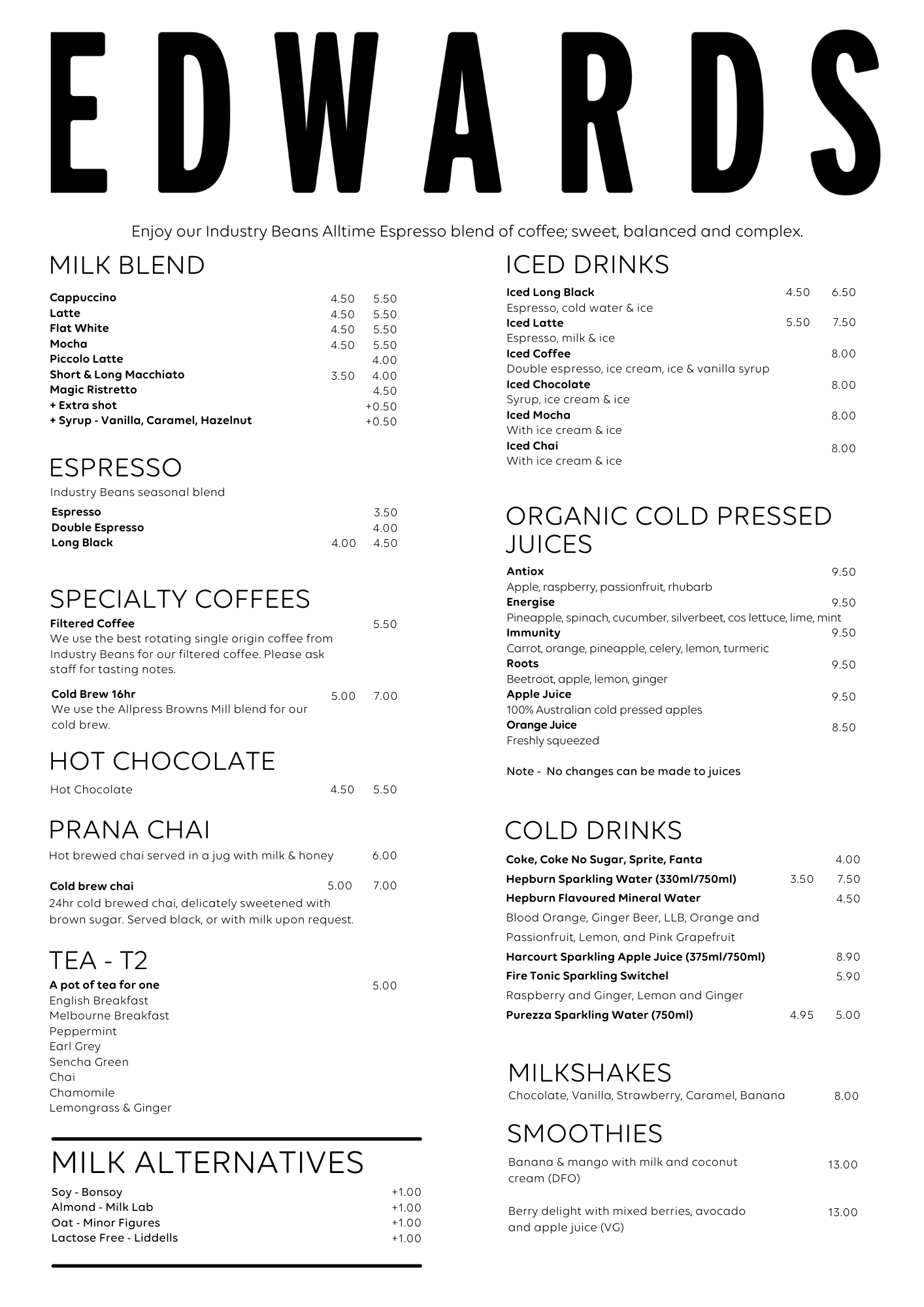 Bendigo's Favourite Cafe | Open 7 Days - Edwards Providore