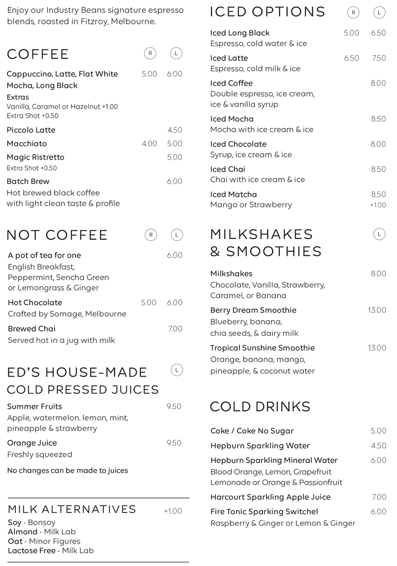 Bendigo's Favourite Cafe | Open 7 Days - Edwards Providore