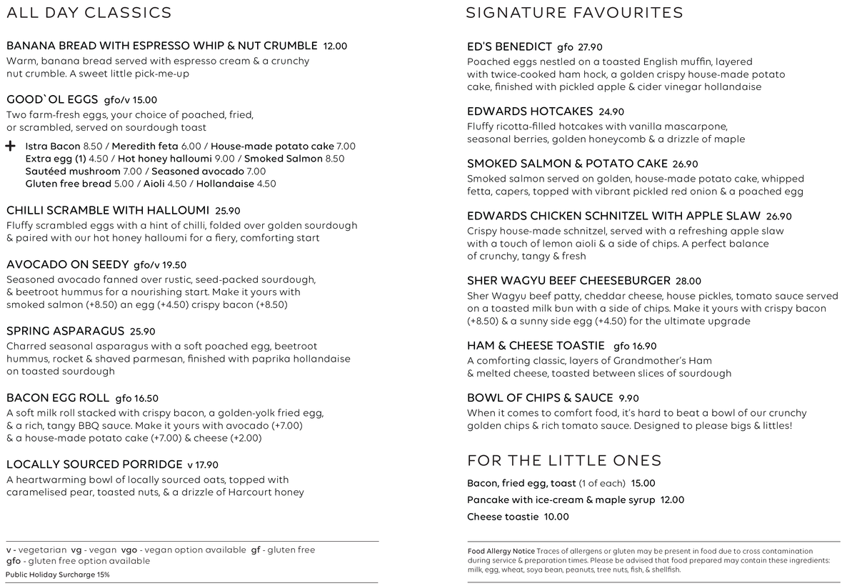 Bendigo's Favourite Cafe | Open 7 Days - Edwards Providore