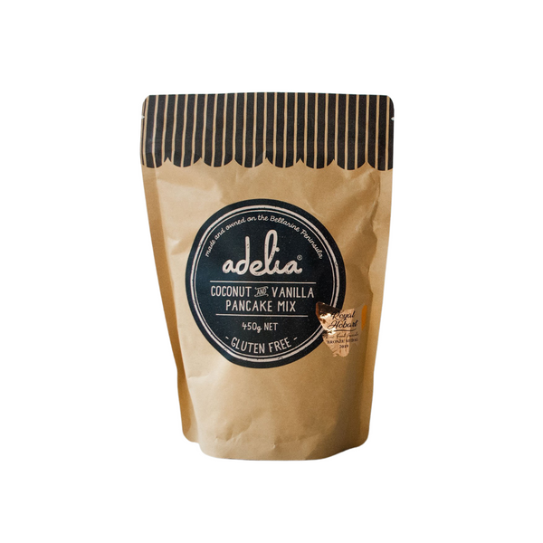 Adelia Coconut and Vanilla Gluten Free Pancake Mix - Edwards Providore